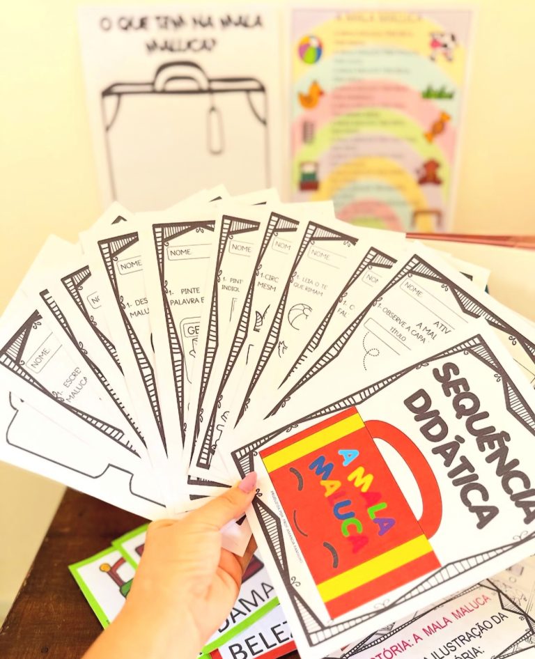 Sequência didática + recursos: A mala maluca – Prof Amanda ramalho