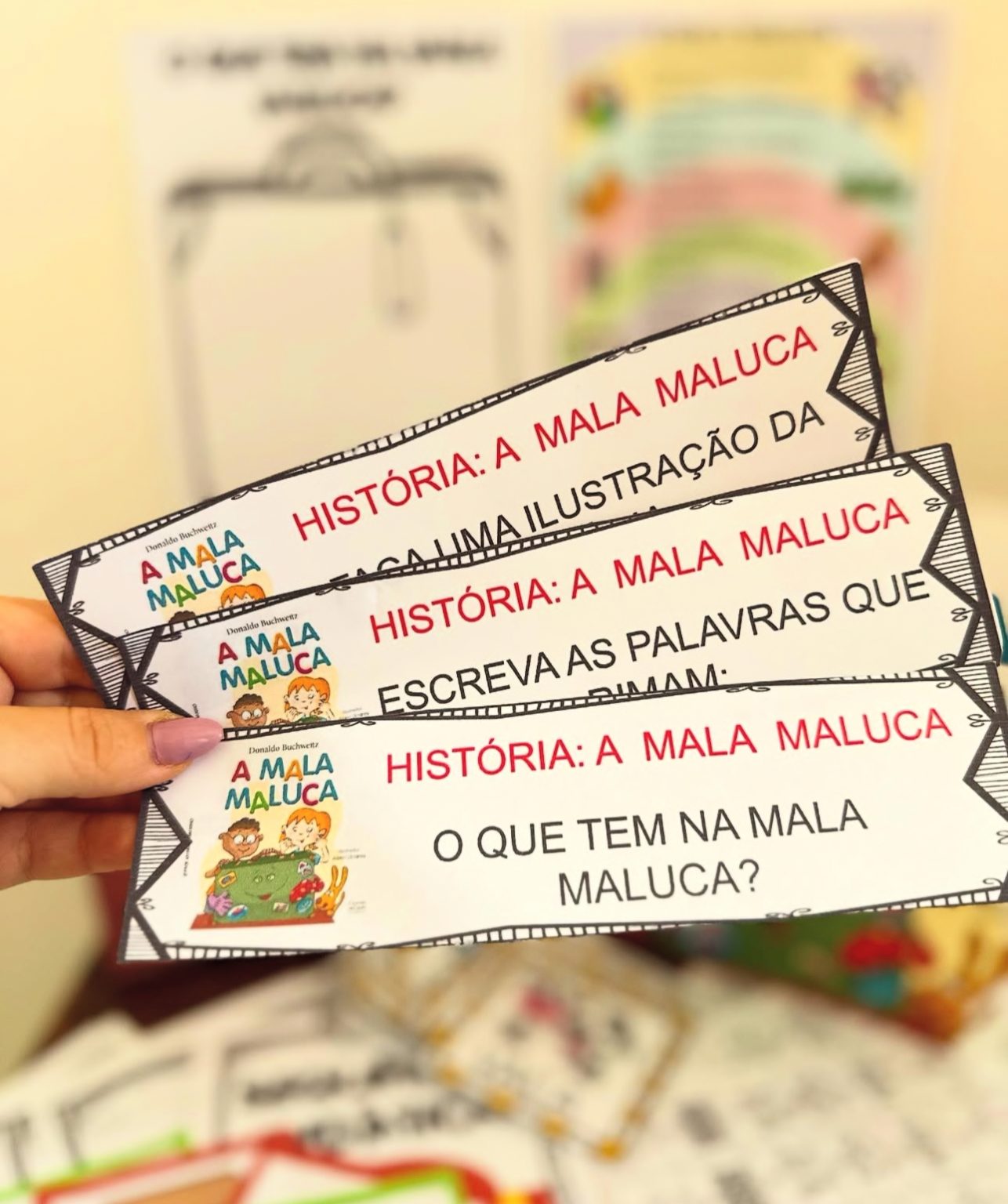 Sequência didática + recursos: A mala maluca – Prof Amanda ramalho