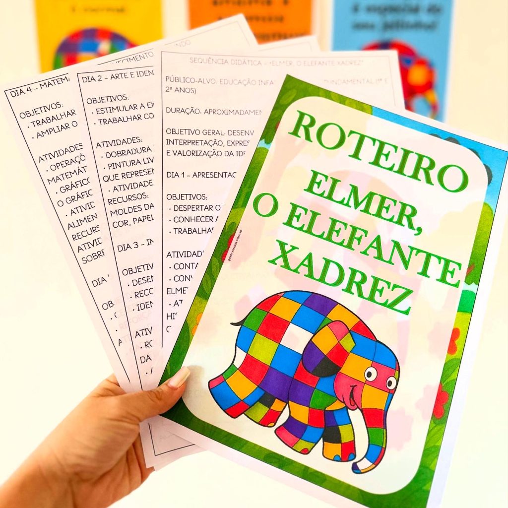 Sequência didática + história + recursos: Elmer, o elefante xadrez ...