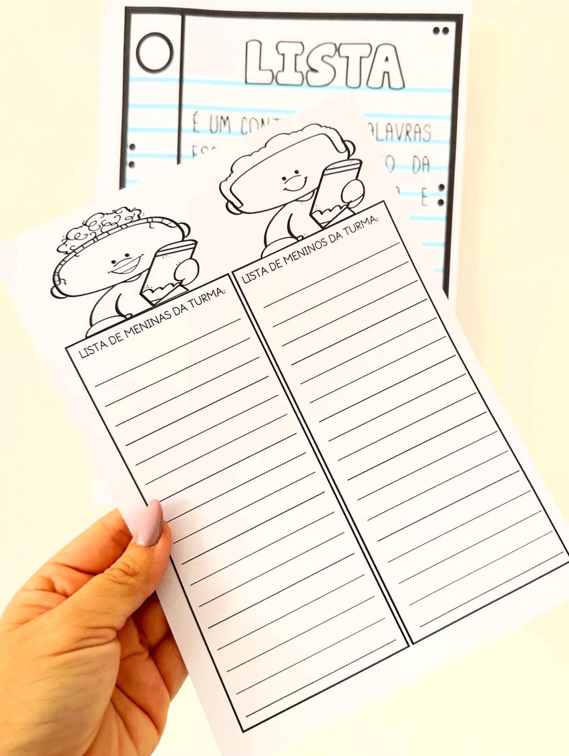 Cartaz + atividades: Gênero textual- Lista – Prof Amanda ramalho