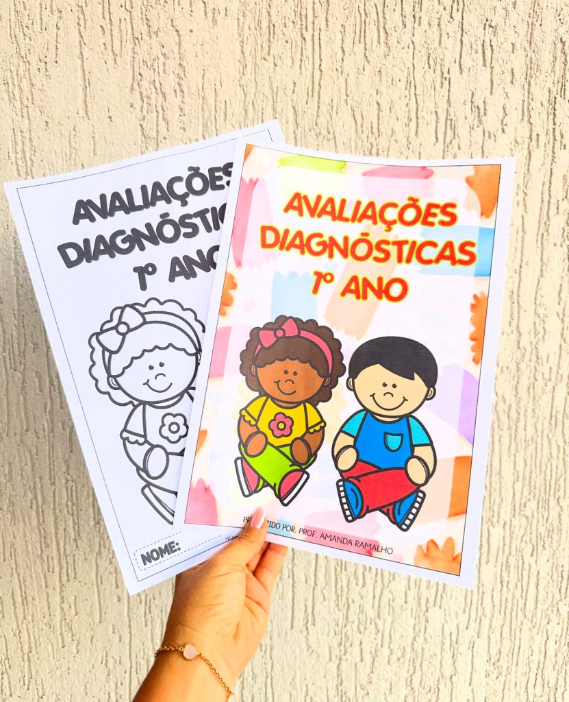 Avaliações diagnósticas 1° ano 2026 – Prof Amanda ramalho