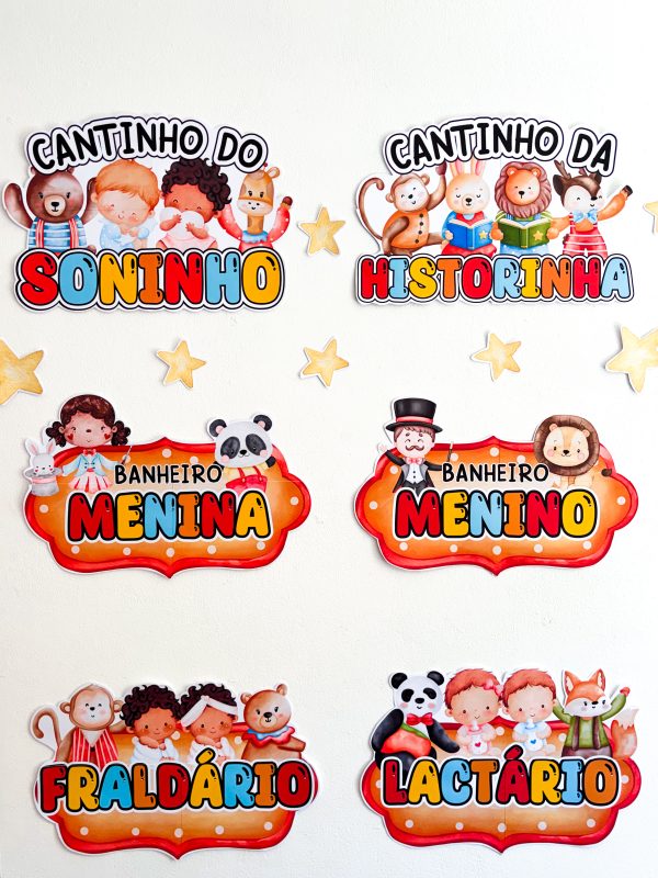 Kit decoração de sala para Educação Infantil – Prof Amanda ramalho